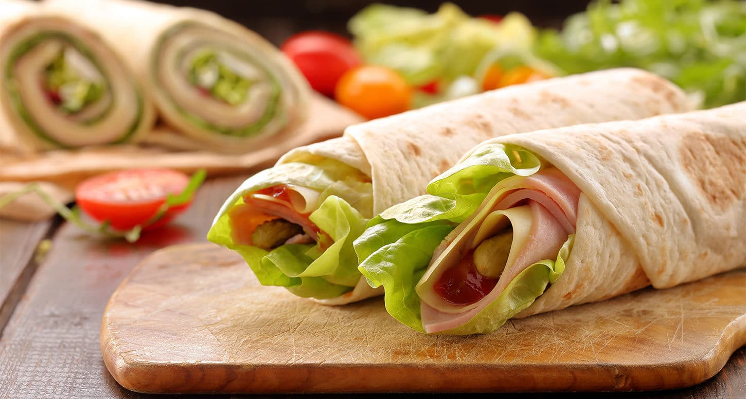 Wraps au jambon et crudités : une recette MGC prévention